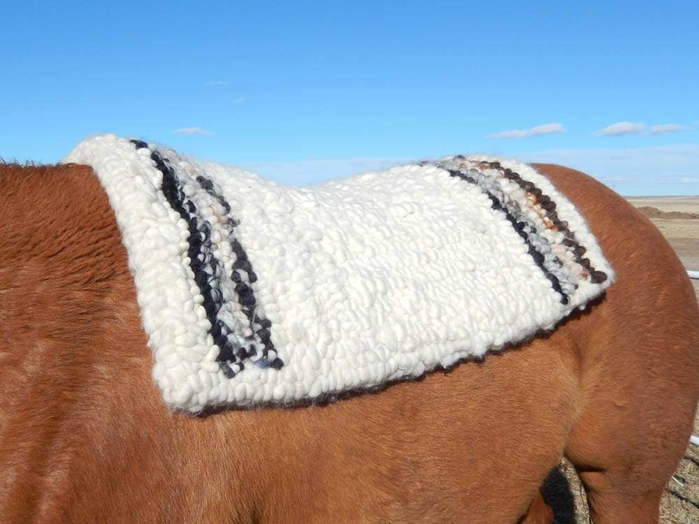 My first pulled wool pad | Broomtail Design