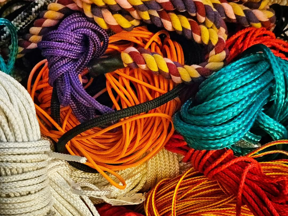 Box of Random Rope and Cords | Broomtail Design