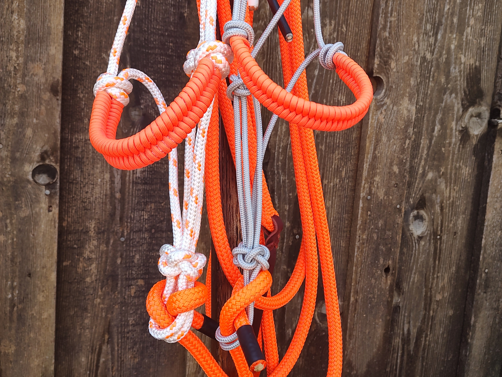 Blaze Orange Yacht Rope Lead | Broomtail Design